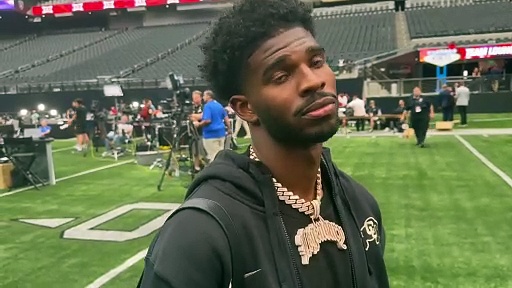 Shedeur Sanders on Angel Reese