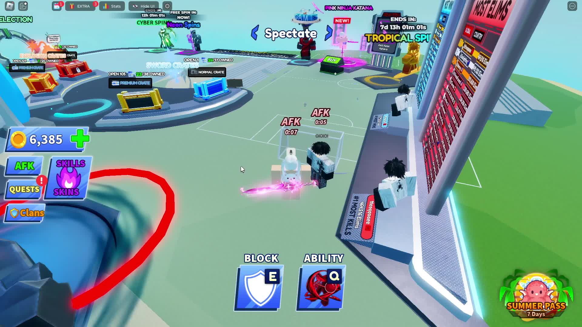 Using a Voice Changer to Troll in Roblox Blade Ball