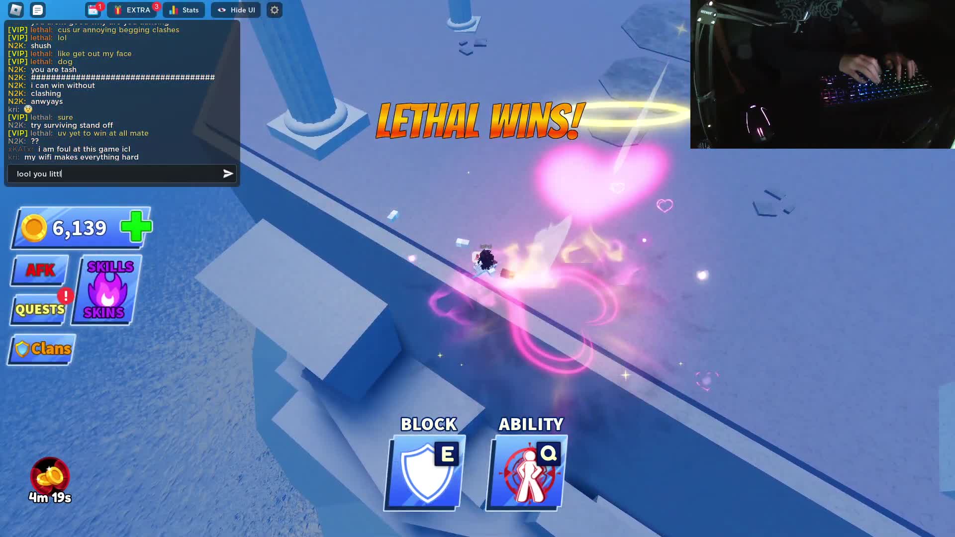 Epic Blade Ball Clashes Handcam