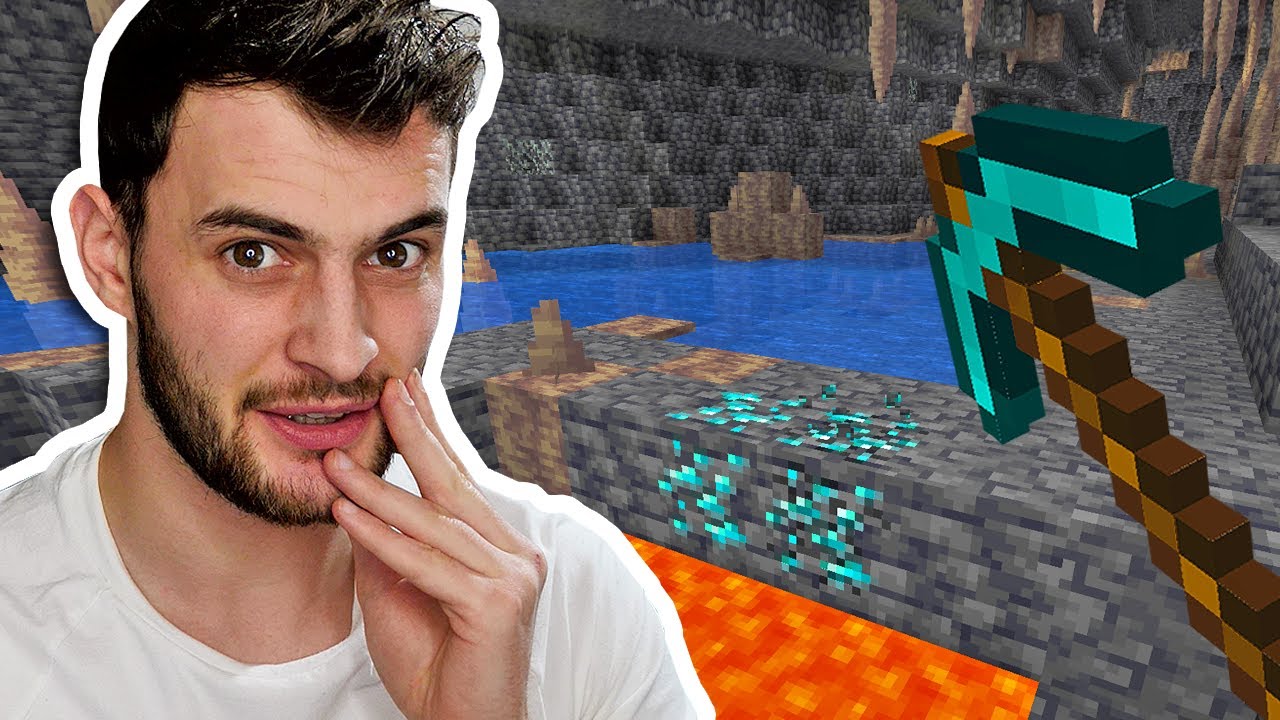 I survived the new cave update on hardcore Minecraft