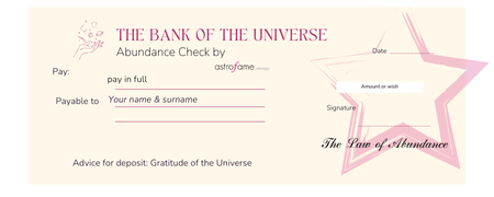 Attract Prosperity with a New Moon Abundance Check | Download Your Free ...