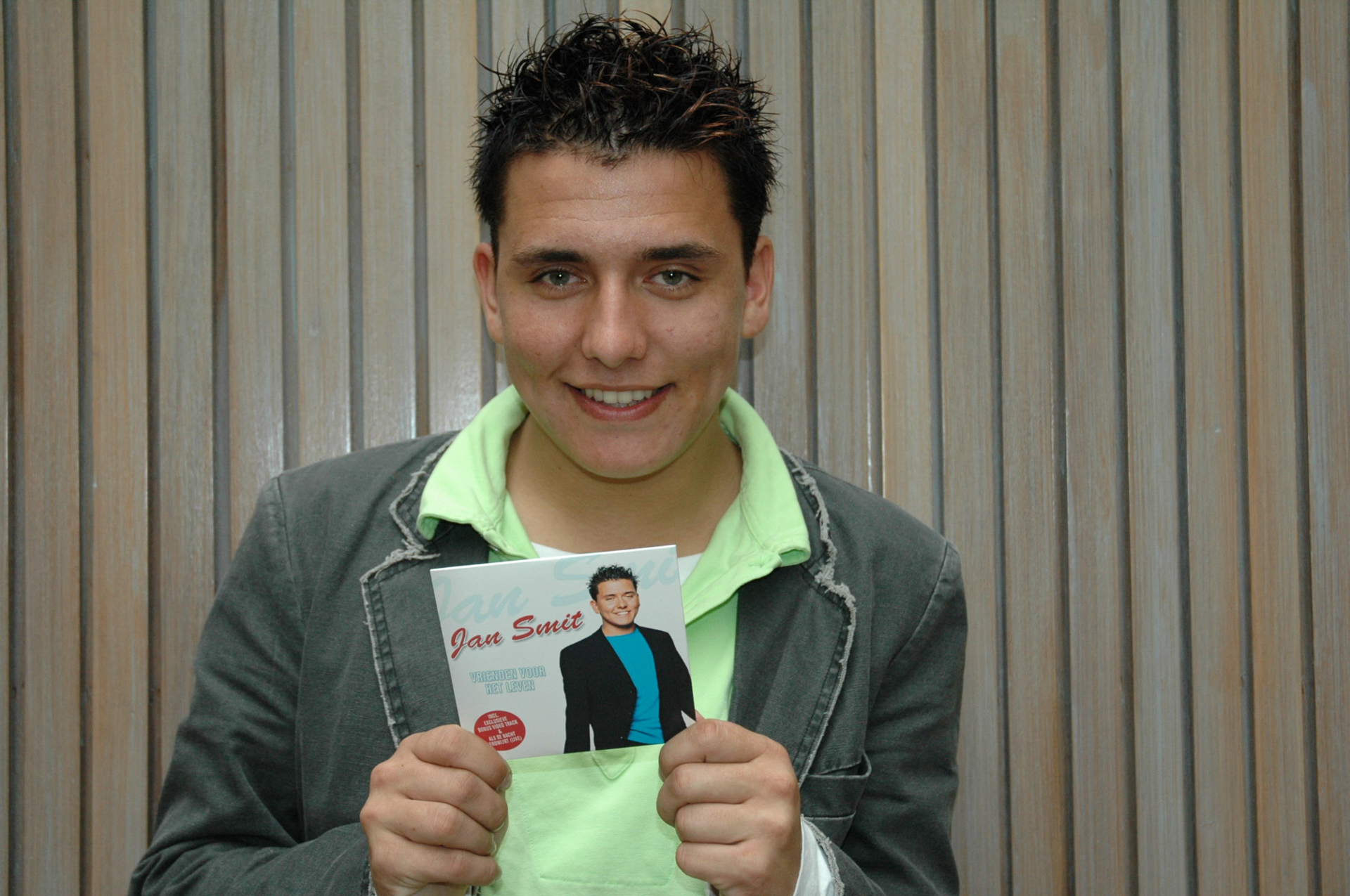 Jan Smit is een trotse vader