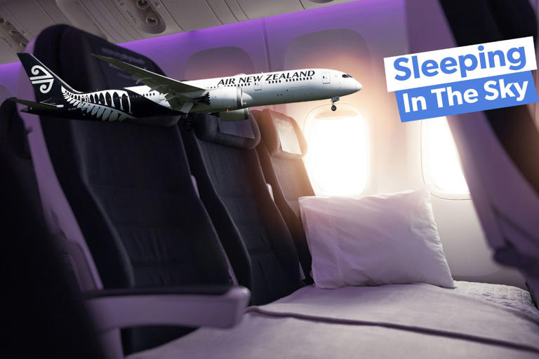 The Air New Zealand Aircraft That Feature A Cozy Skycouch In Economy
