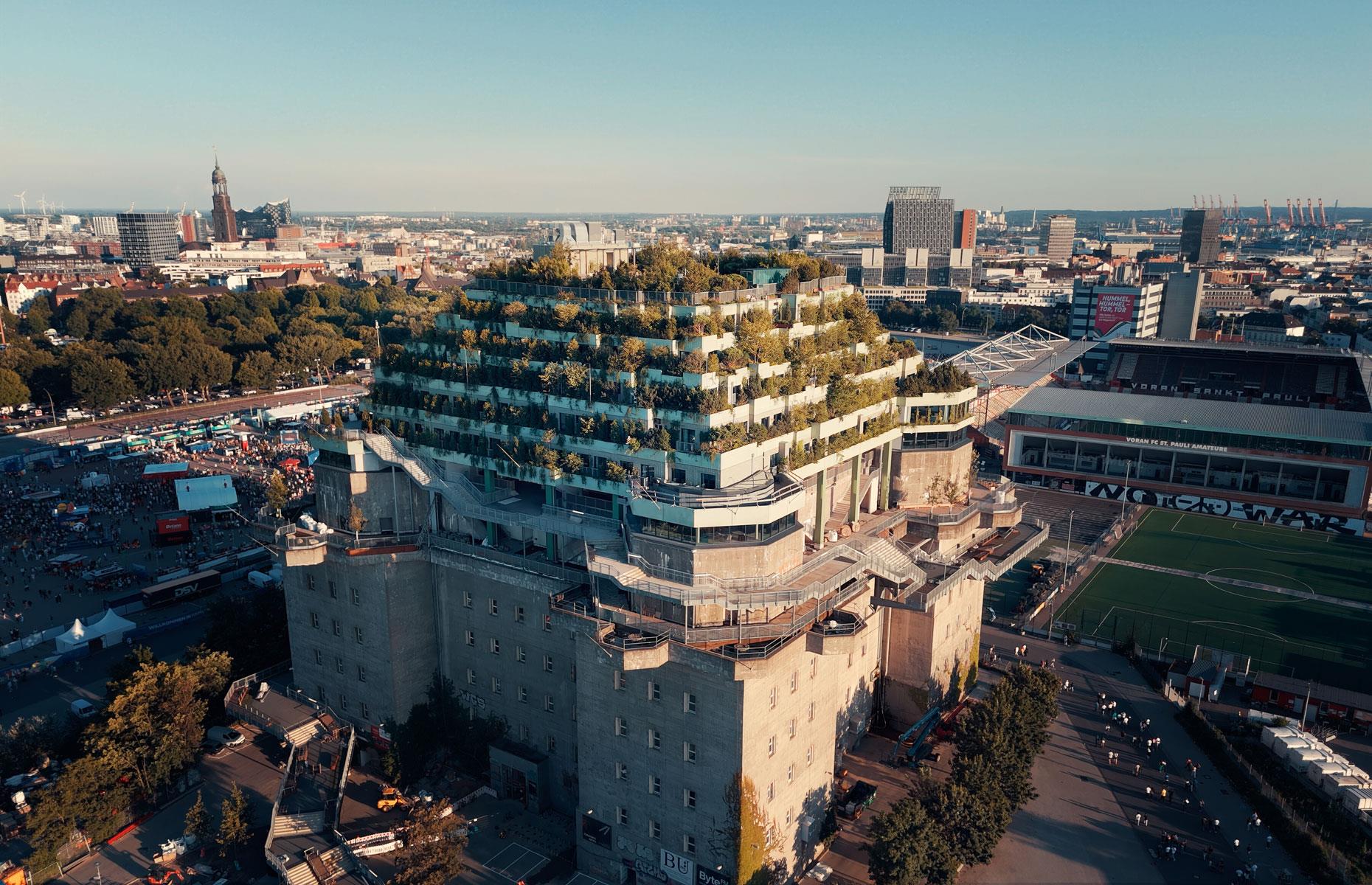This WW2 bunker has been transformed into a cool hotel