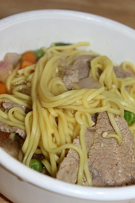 Easy homemade beef ramen