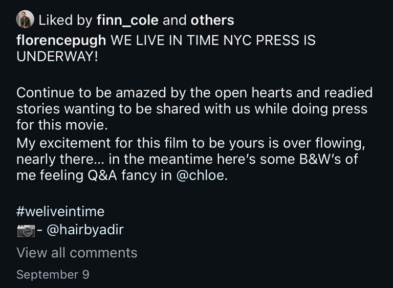 Florence Pugh Poses With Family and Rumored Boyfriend Finn Cole at ...