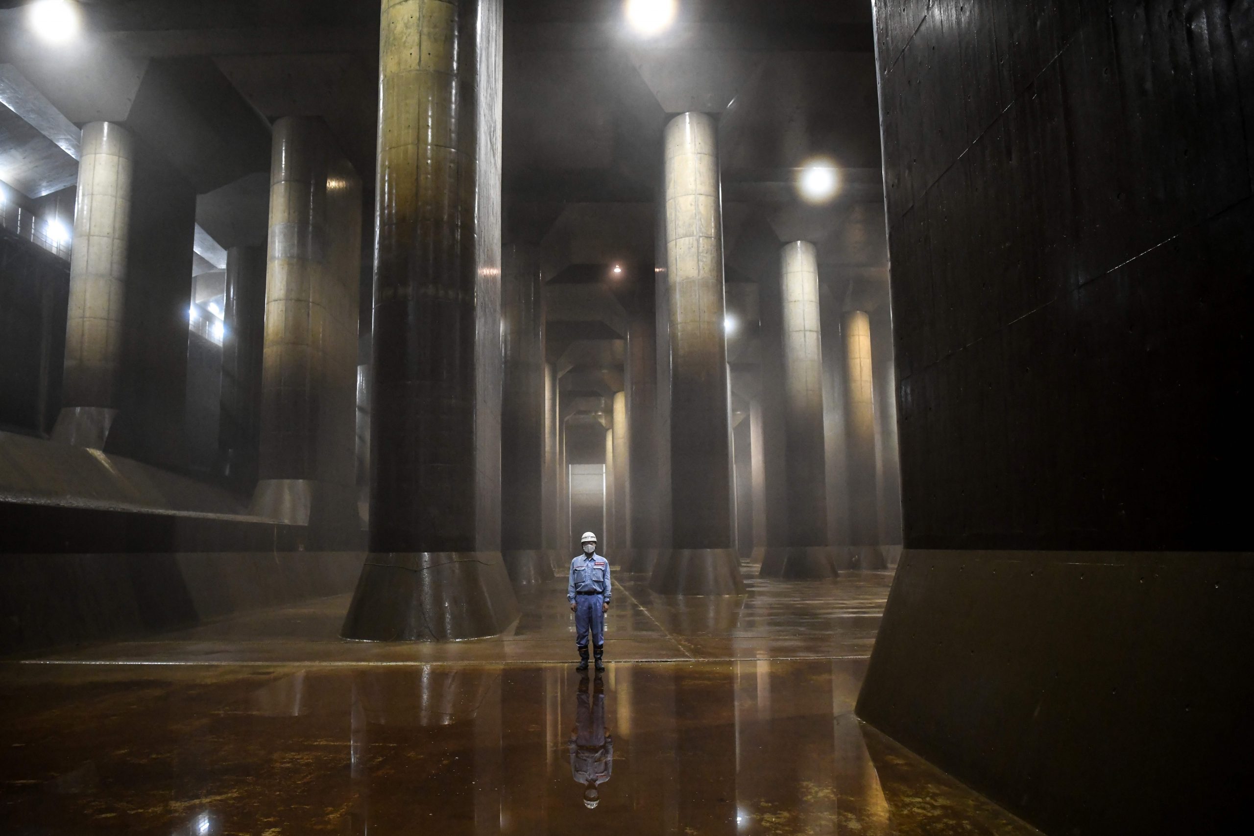 Tokyo's fabulous underground cathedral that combats flooding