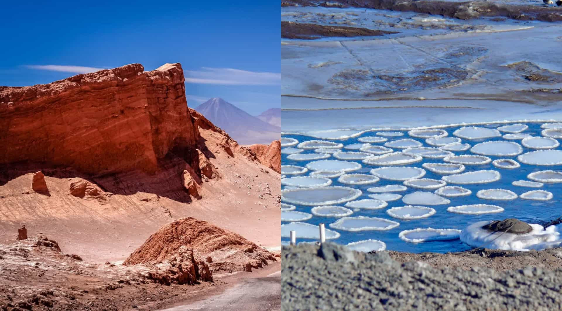 Les lieux les plus humides et les plus secs de la planète