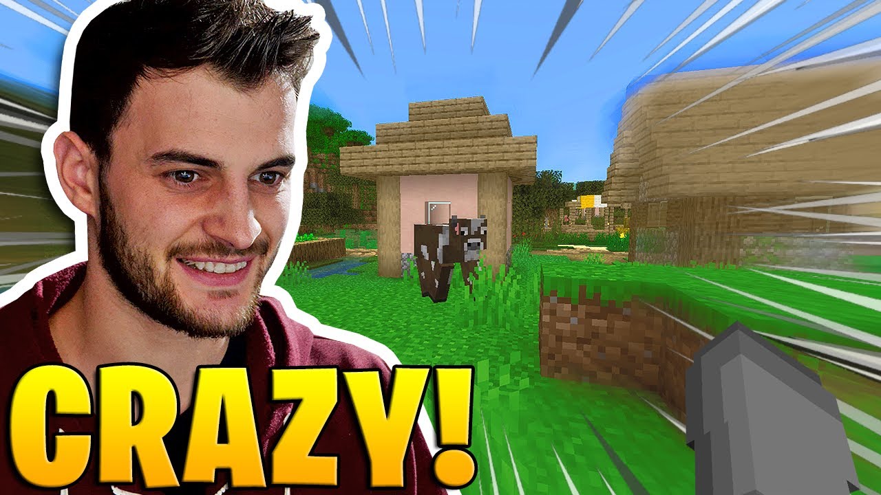 Minecraft hardcore but you run super fast challenge