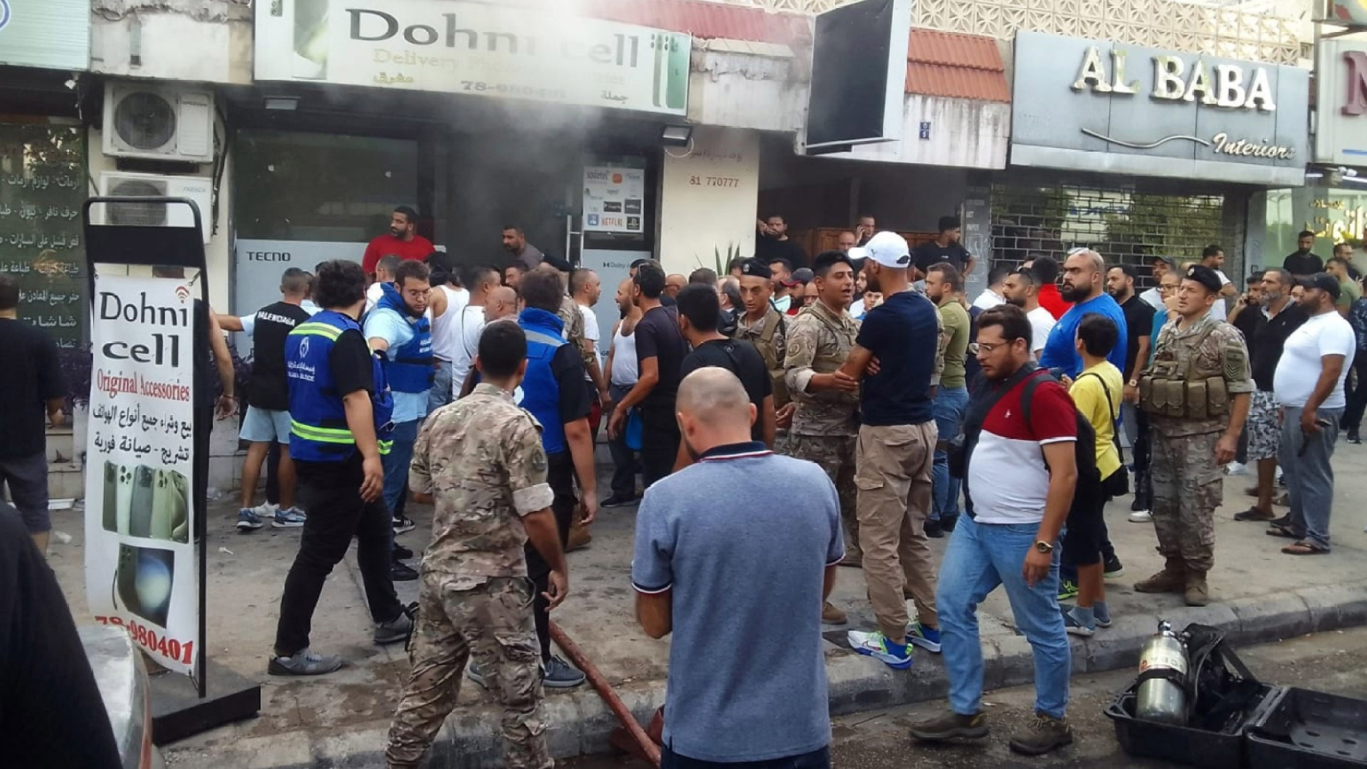 Israeli military striking Hezbollah targets in Lebanon Israeli military striking Hezbollah targets in Lebanon