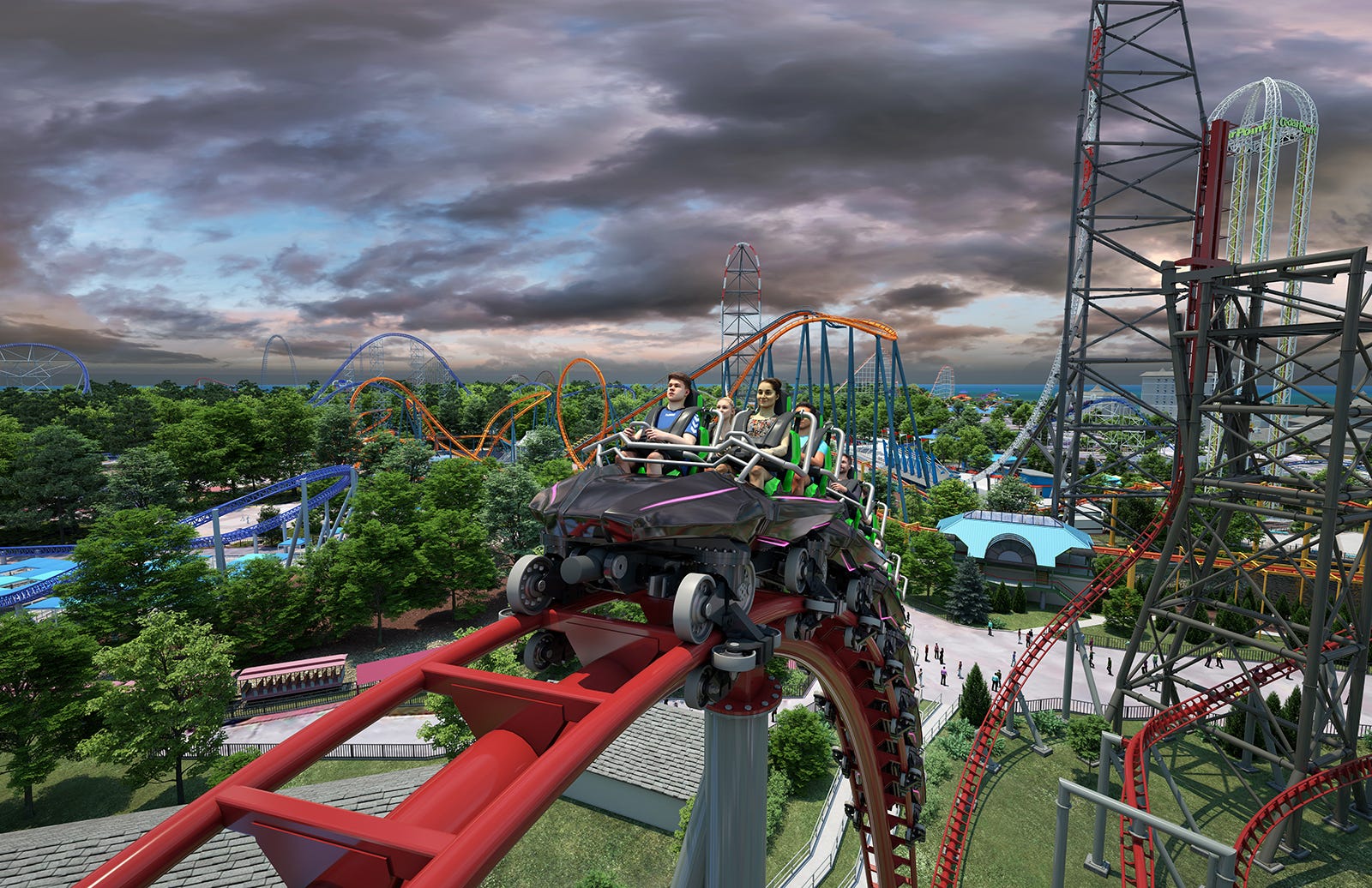 Cedar Point's record-breaking Siren’s Curse thrill ride opens June 28