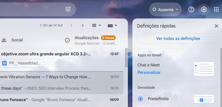 Atenção ao Gmail: a IA já está a ler os teus emails (mas podes desligar)