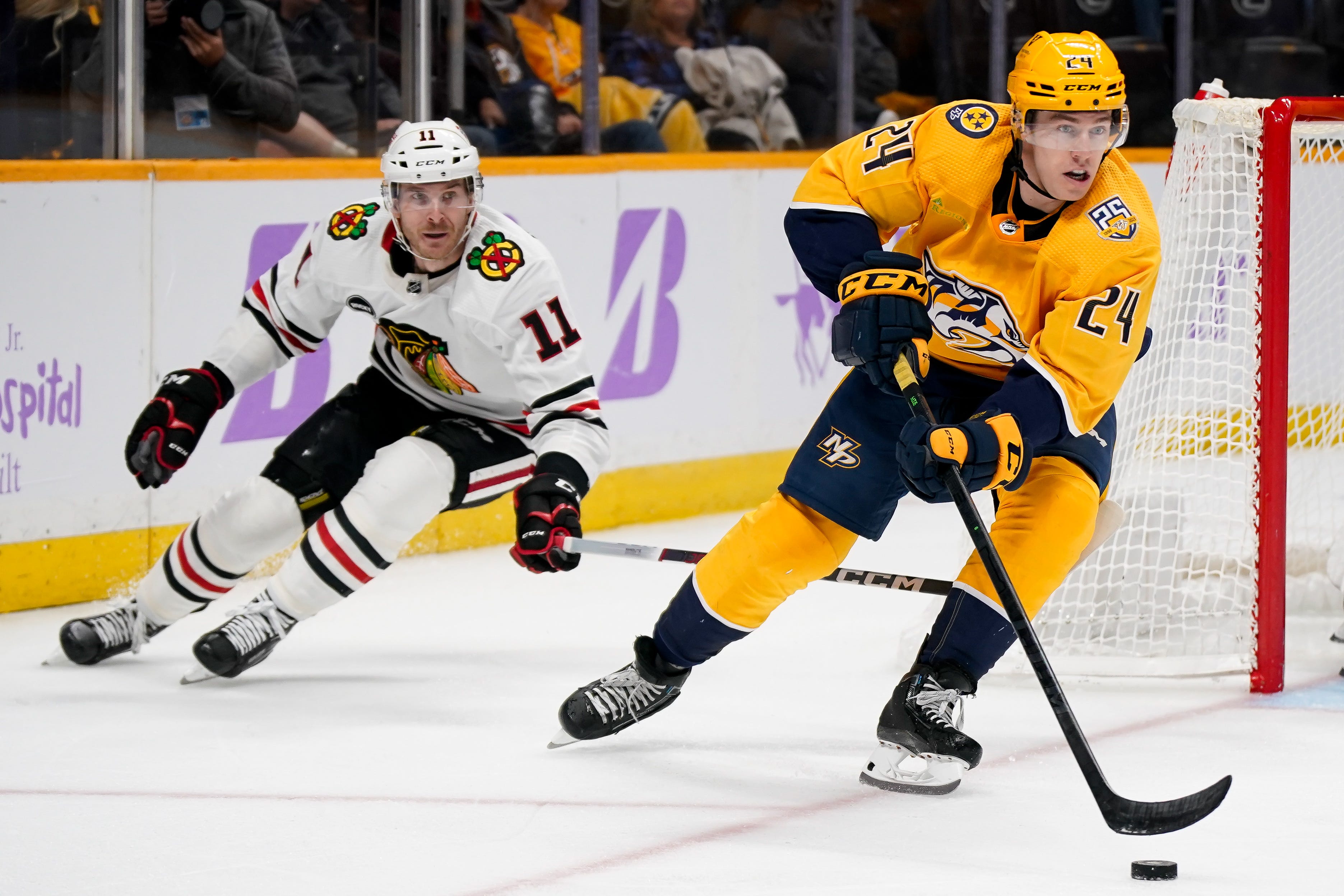 Nashville Predators defenseman Spencer Stastney absent from camp for ...