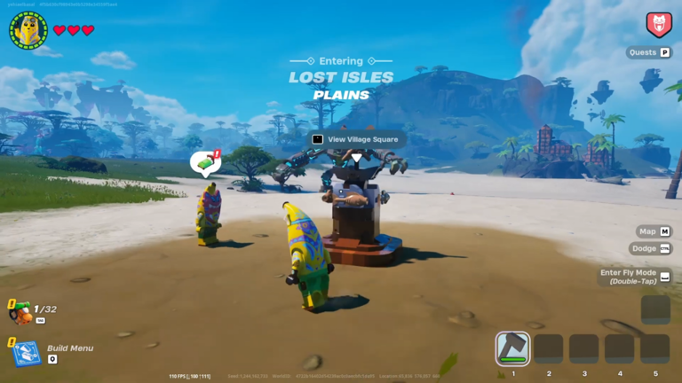 How To Locate And Upgrade Nana Village In Lego Fortnite 9761
