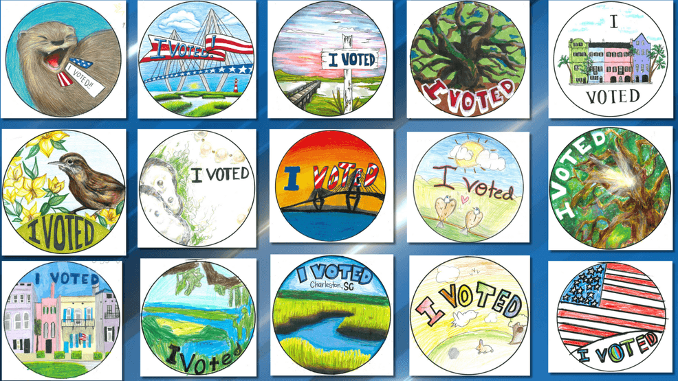 Public voting for 'I Voted!' sticker contest opens for finalists' designs