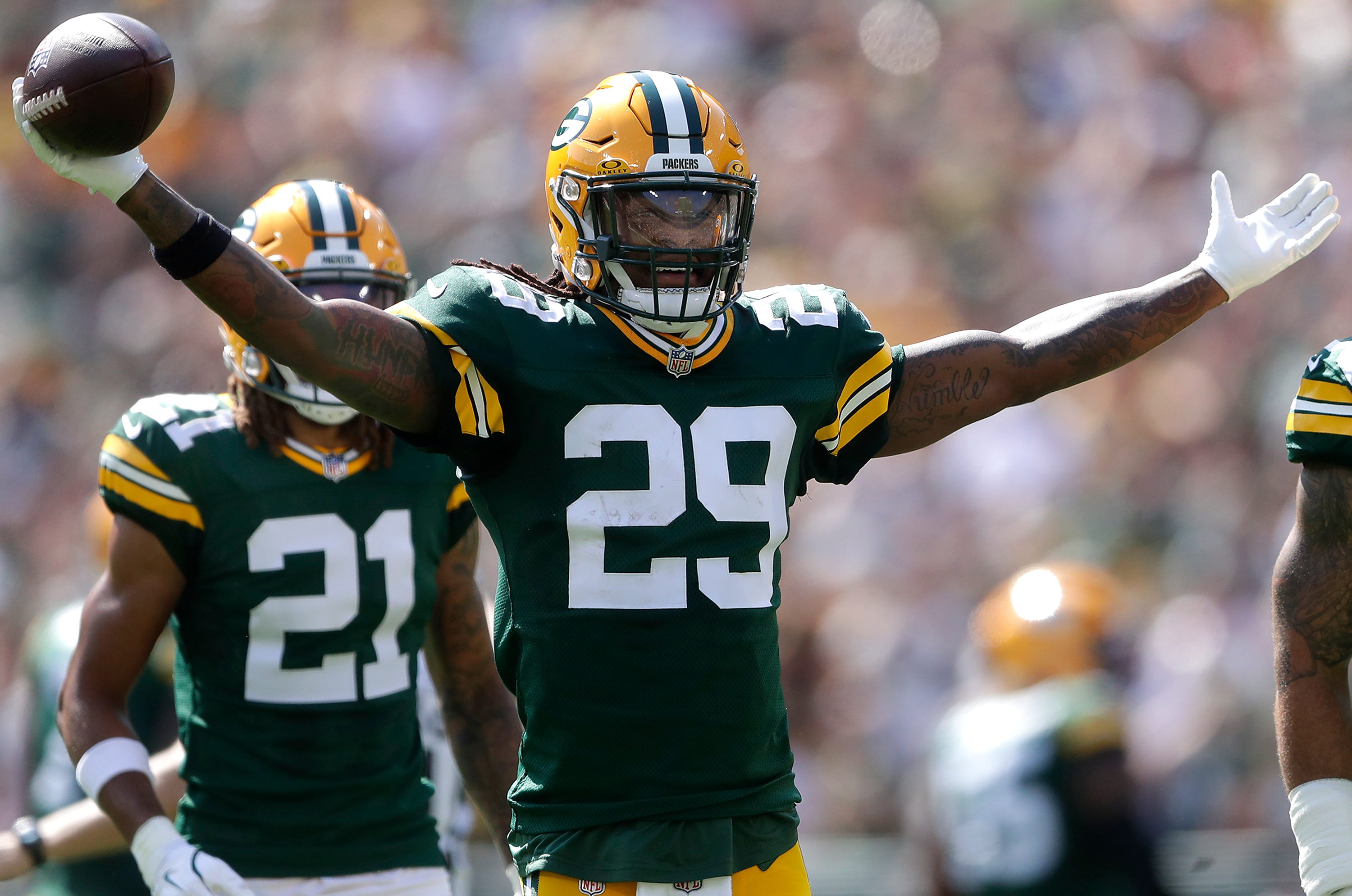 Green Bay Packers Xavier McKinney, Josh Jacobs are top 10 in the newest ...