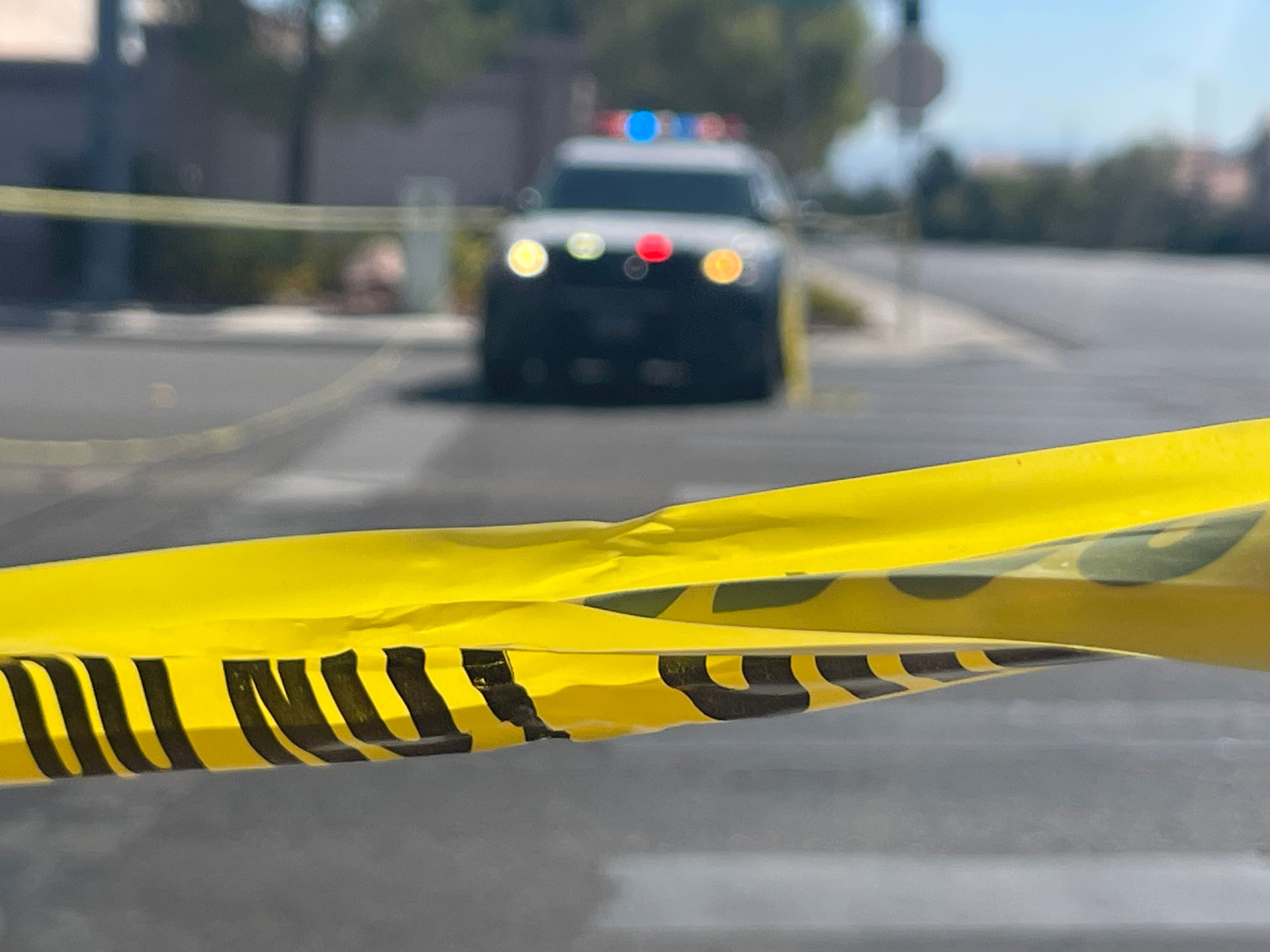 Man dies after crashing into pole, gate in west Las Vegas