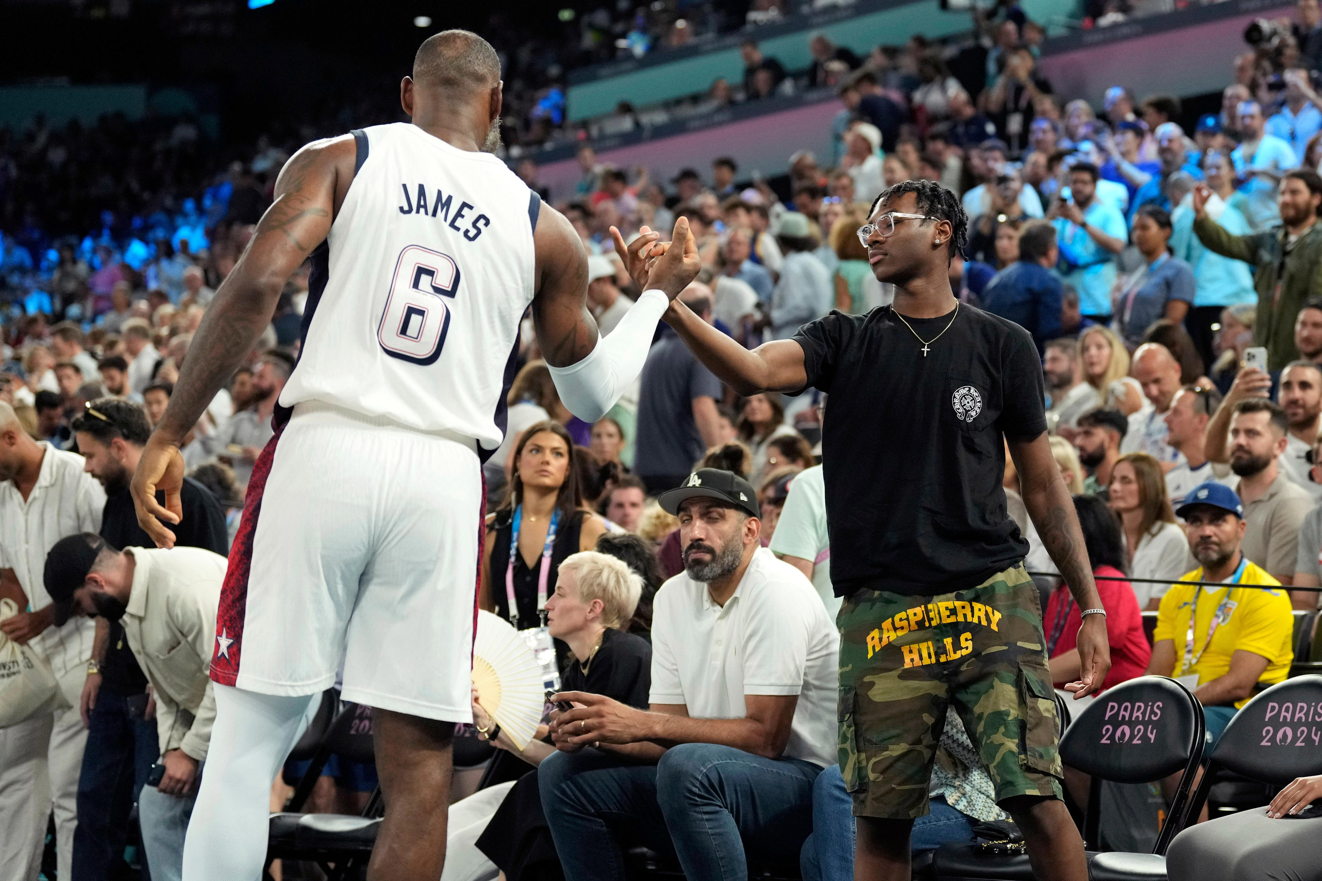 LeBron James says he's not waiting on his son Bryce to enter NBA