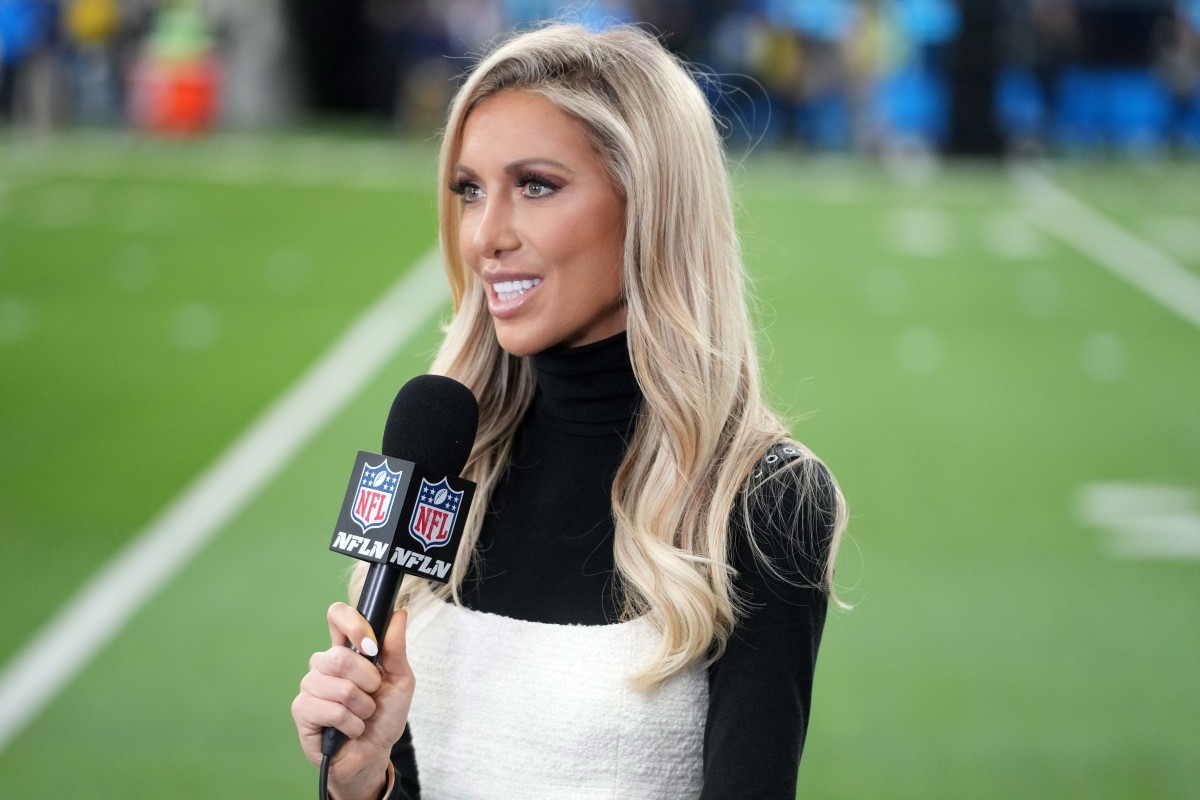 NFL Reporter Taylor Bisciotti Turned Heads With Super Bowl Post