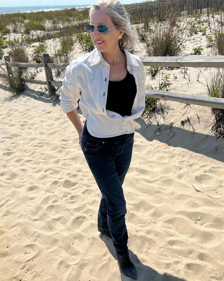 Finally, a pair of jeans that sculpts, stretches and slims! And they're ...