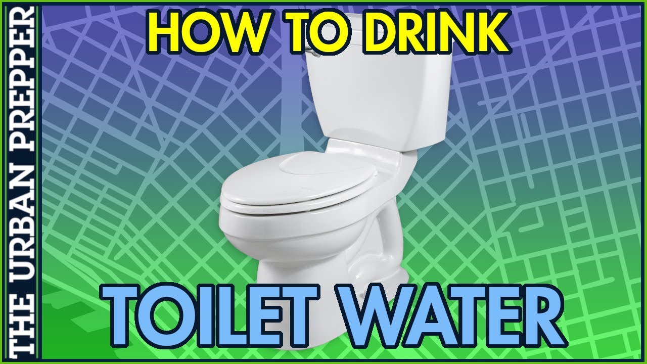 How to drink toilet water safely during an emergency