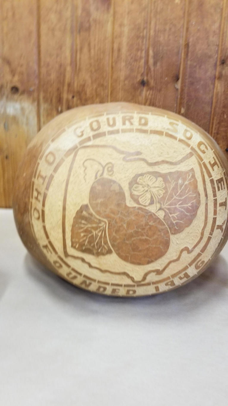 Garden: Gourd growing in the garden this fall