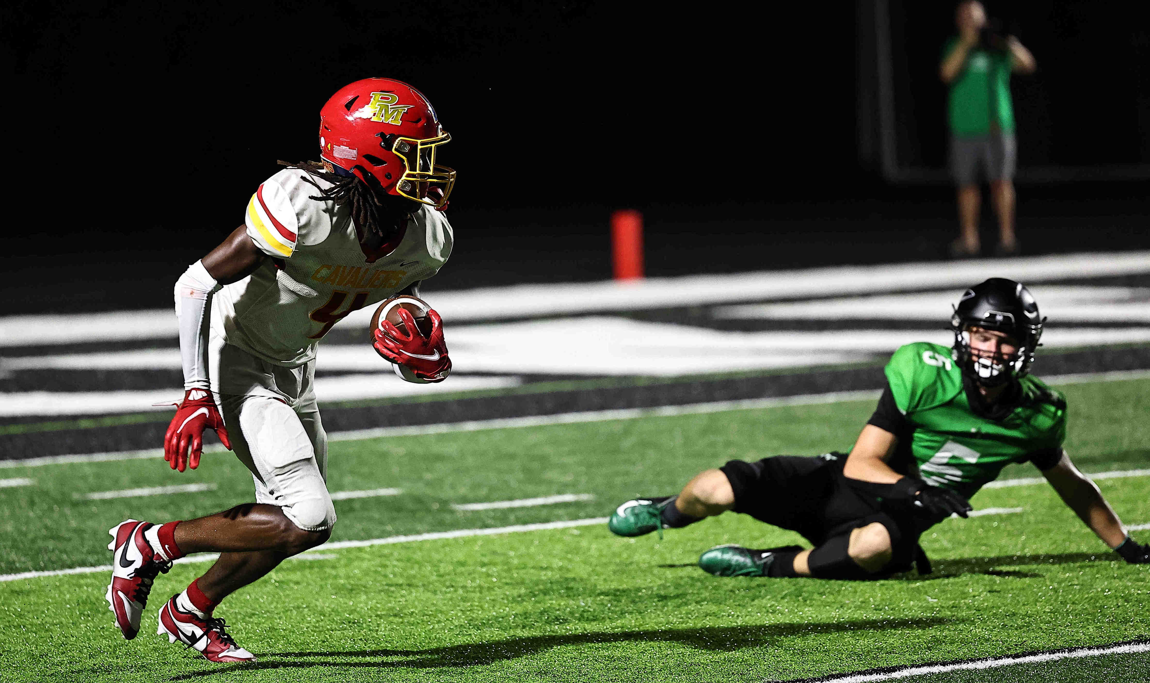 Purcell Marian's Vinnie Clark, son of a former NFL first-round pick ...