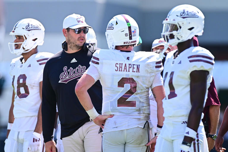 QB Blake Shapen returning to Mississippi State football for 2025 season ...