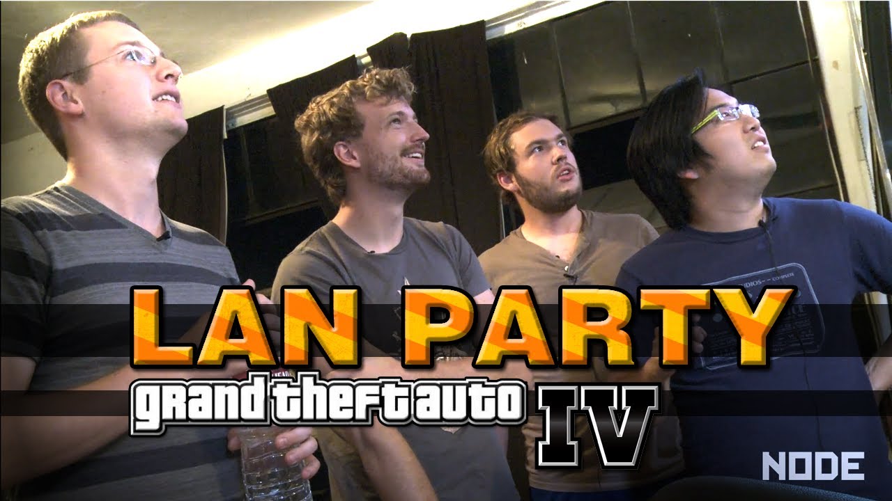 Grand Theft Auto IV with Freddiew and Corridordigital on LAN Party - Node
