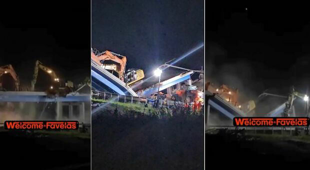 Autostrada A1, crolla ponte sulla diramazione Roma sud durante i lavori ... Autostrada A1, crolla ponte sulla diramazione Roma sud durante i lavori ...