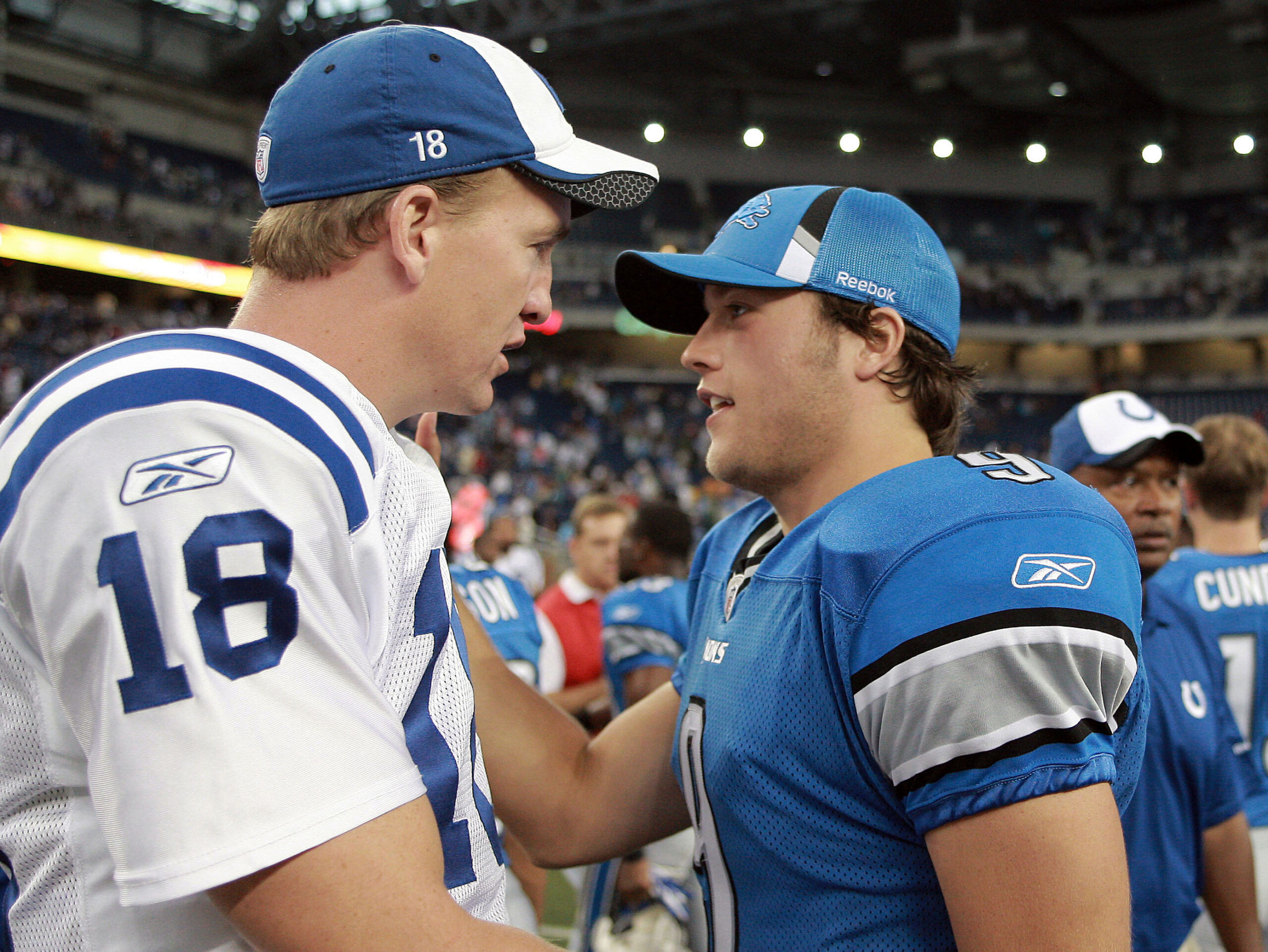 Matthew Stafford Can Break A Peyton Manning Record Against Lions Matthew Stafford Can Break A Peyton Manning Record Against Lions