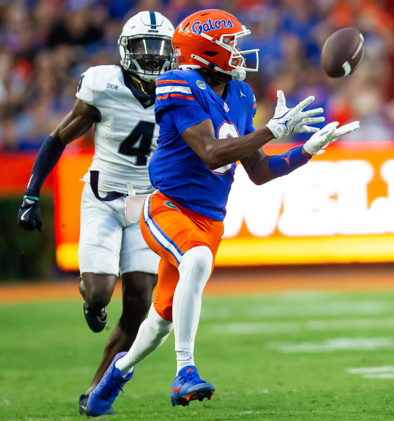 Florida football WR Elijhah Badger making early impact with yards after ...