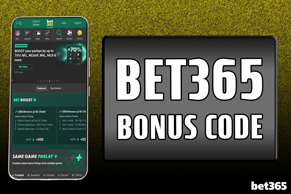 Bet365 Bonus Code WEEK365: Choose $200 Bonus or $1K Safety Net for NFL Bet365 Bonus Code WEEK365: Choose $200 Bonus or $1K Safety Net for NFL