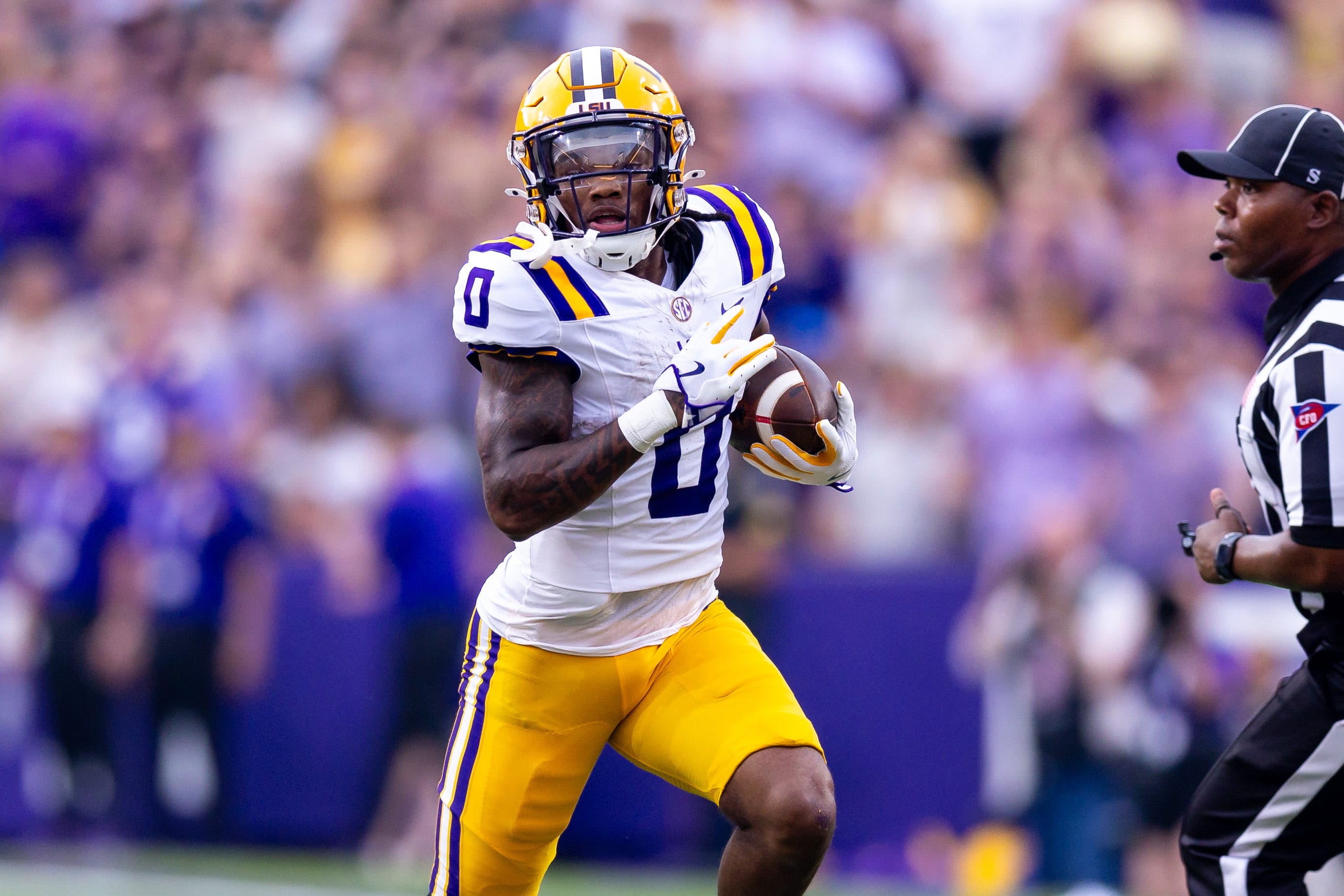 LSU football's Zavion Thomas named to Paul Hornung Award watchlist