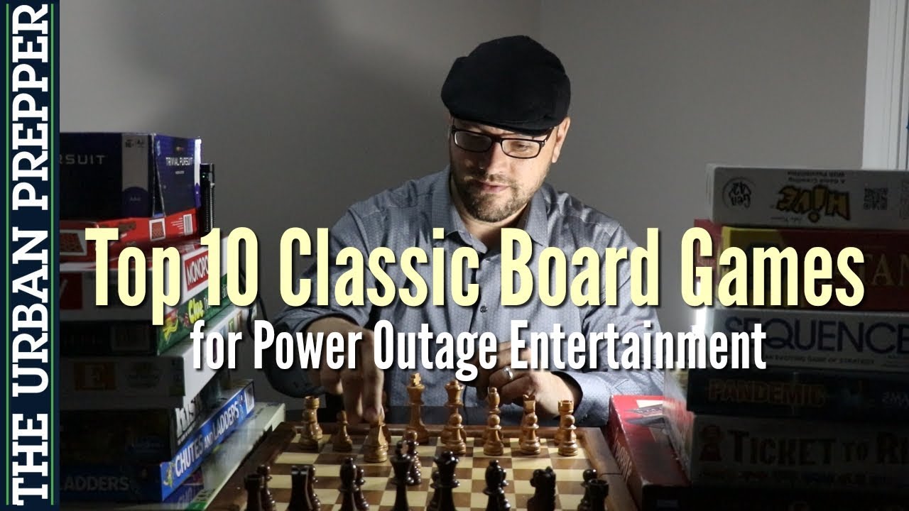 Top 10 classic board games for power outage fun