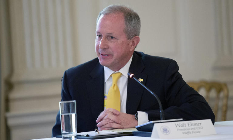 Waffle House CEO Walt Ehmer dead aged 58 Waffle House CEO Walt Ehmer dead aged 58