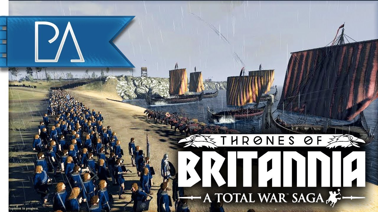 Epic Beach Landing Siege in Thrones of Britannia Total War Gameplay