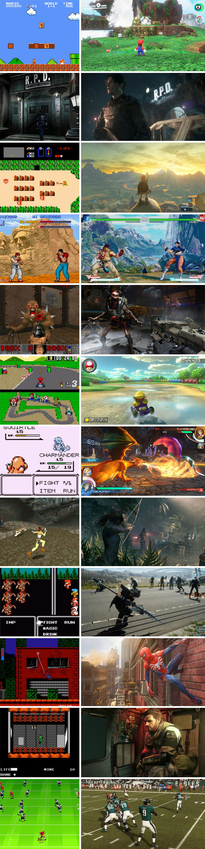 34 of the most interesting comparison images