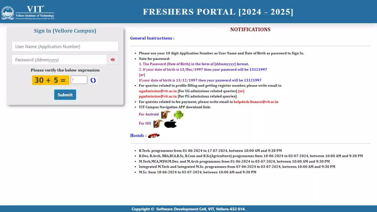 VITREE 2025 registration begins at admissions.vit.ac.in; Check direct ... VITREE 2025 registration begins at admissions.vit.ac.in; Check direct ...