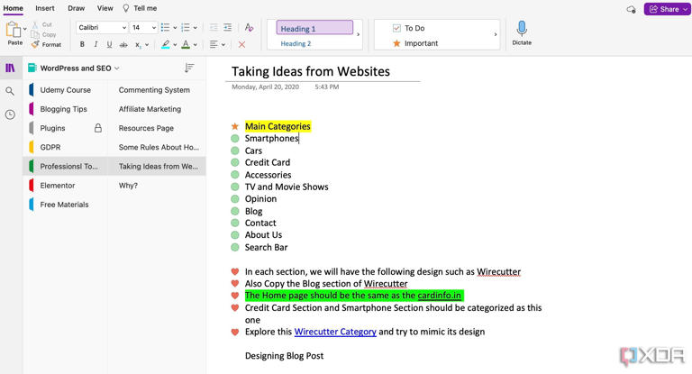 OneNote vs. Apple Notes: Which note-taking app is right for you?
