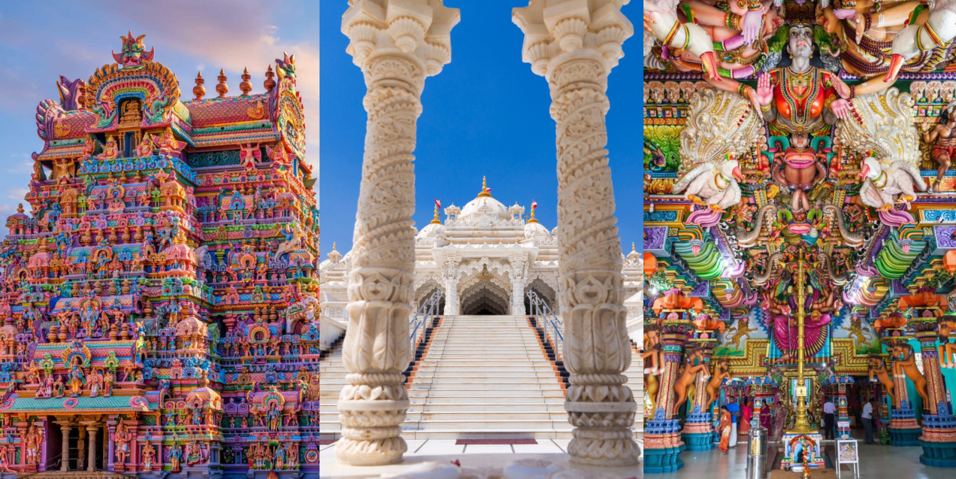 Les merveilles architecturales des temples hindous