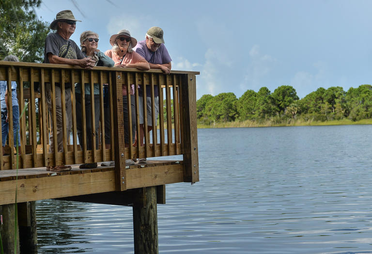 Real estate reporter enjoys Lake Indrio Preserve's sparkling blue water ...