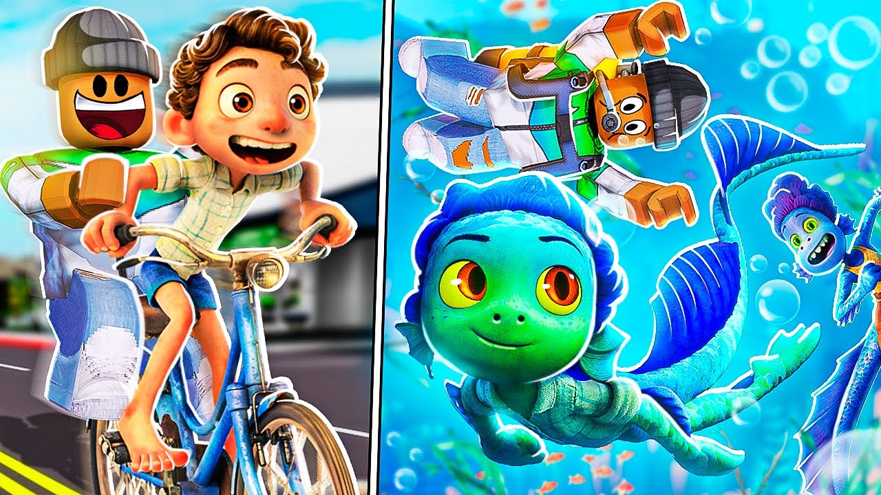 Becoming Luca from the Movie in Roblox