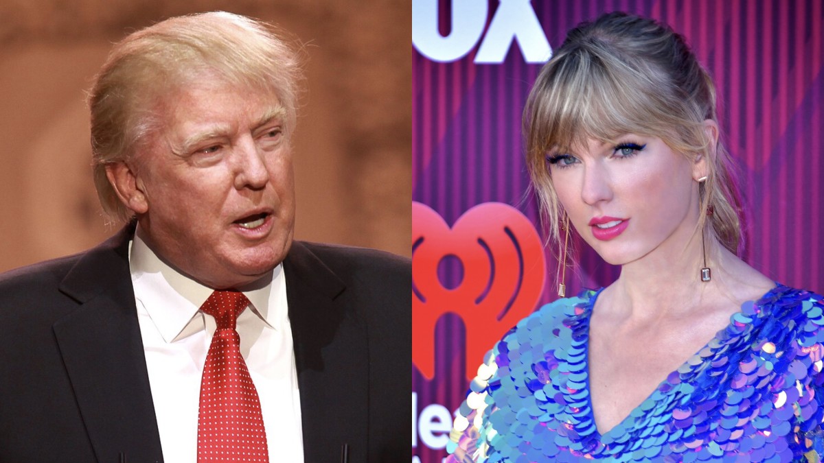 Trump Shares Fake Image of Taylor Swift Holding Trump Flag, Pushing ...