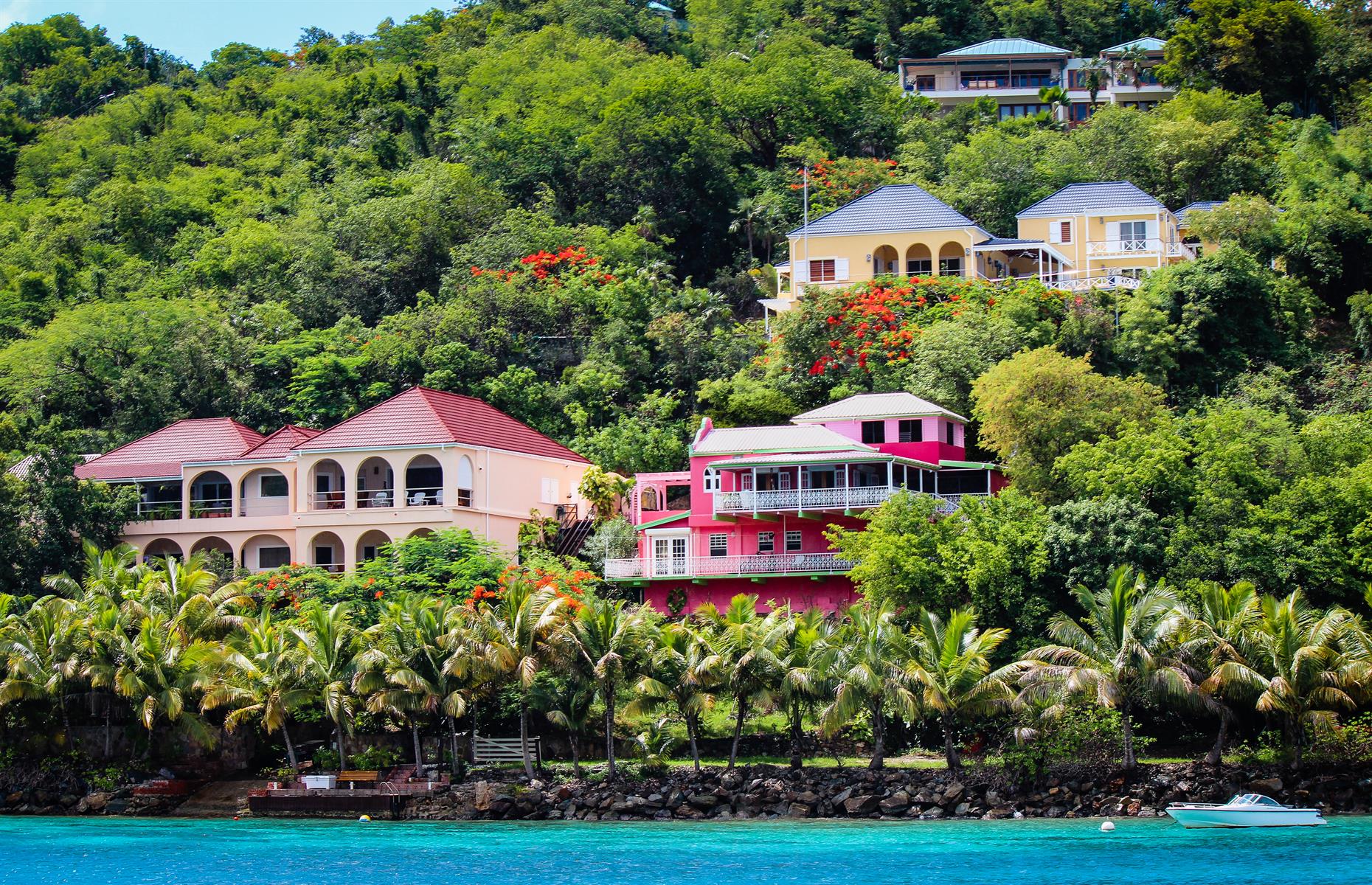 Beautiful British islands around the world