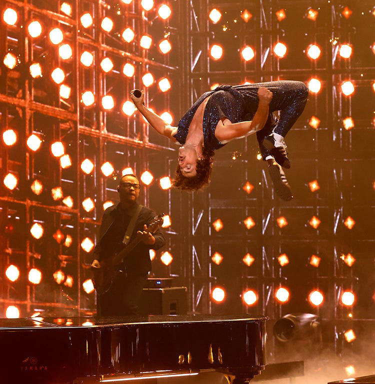 Who is Benson Boone, the backflipping singer nominated for Grammys best ...