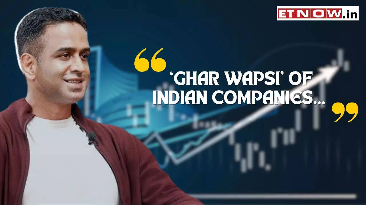 Zerodha's Nithin Kamath highlights 'ghar-wapsi' of Indian companies ... Zerodha's Nithin Kamath highlights 'ghar-wapsi' of Indian companies ...