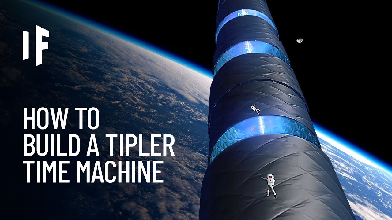 Imagine building a Tipler cylinder to travel through time