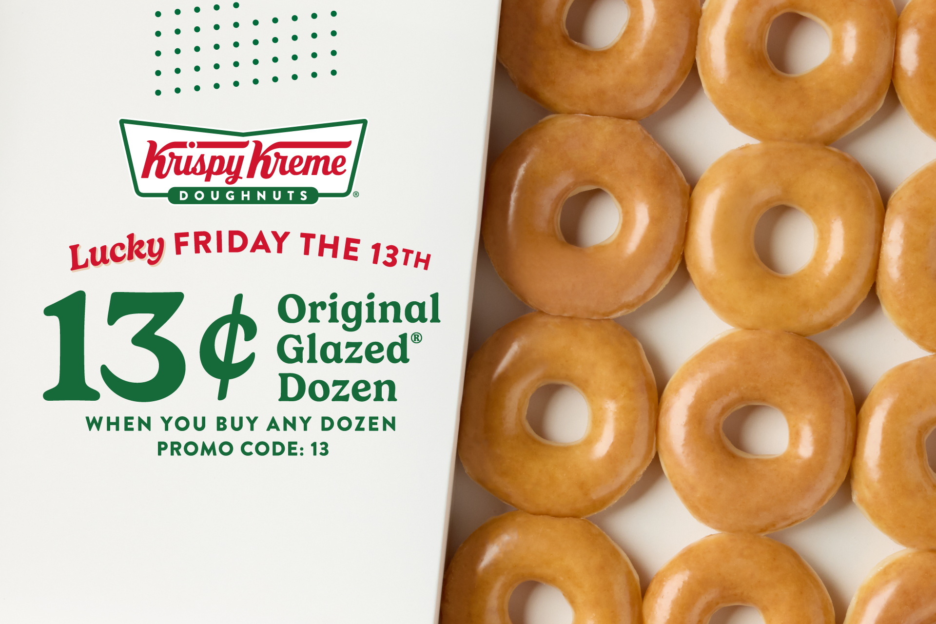 Friday the 13th freebies: Feel lucky with deals from Krispy Kreme and ...
