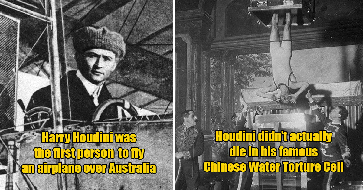 18 Facts About Harry Houdini There Are No Escape From
